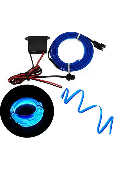 Ekuvars Araç İçi Neon Ledi Ip Ledi Torpido Ledi 3 Metre Mavi Ekuvars Araç İçi Neon Ledi Ip Ledi Torpido Ledi 3 Metre Mavi