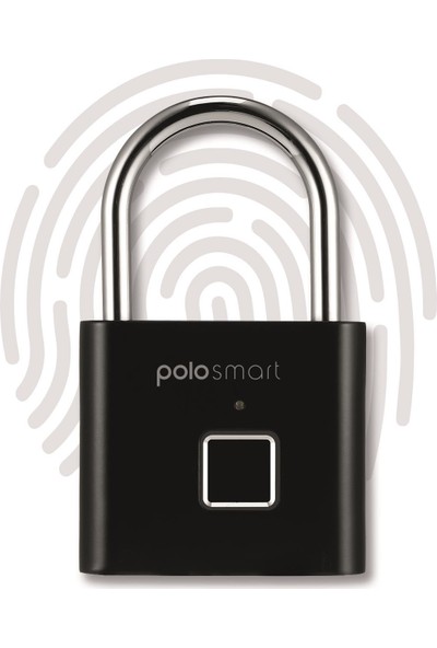 Polosmart PSH03 Touch Parmak Izi Okuyuculu Akıllı Kilit Siyah