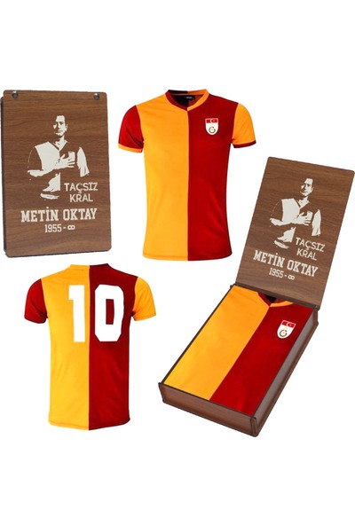 Galatasaray Lisanslı Metin Oktay Forma Özel Tasarım Metin Oktay Baskılı Ahşap Retro Kutulu Galatasaray Lisanslı Metin Oktay Forma Özel Tasarım Metin Oktay Baskılı Ahşap Retro Kutulu