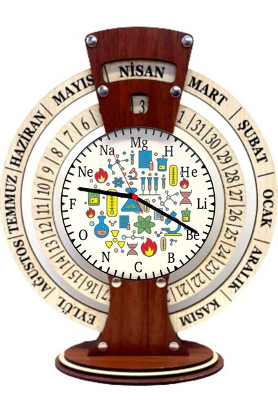 Serem Hediyelik Sonsuz Maya Takvimli Saat Kimyager Serem Hediyelik Sonsuz Maya Takvimli Saat Kimyager