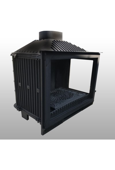 Serra 70'lik L Tipi Sağ Açık Şömine Haznesi Serra 70'lik L Tipi Sağ Açık Şömine Haznesi