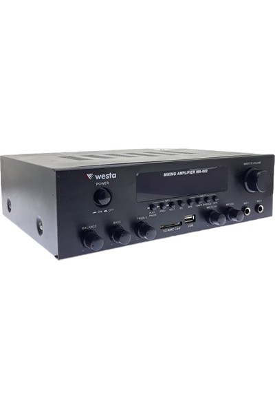 Westa Dijital Stereo Amfi 2X35W Usb/sd/mp3/uk Westa WA-602B Siyah Westa Dijital Stereo Amfi 2X35W Usb/sd/mp3/uk Westa WA-602B Siyah