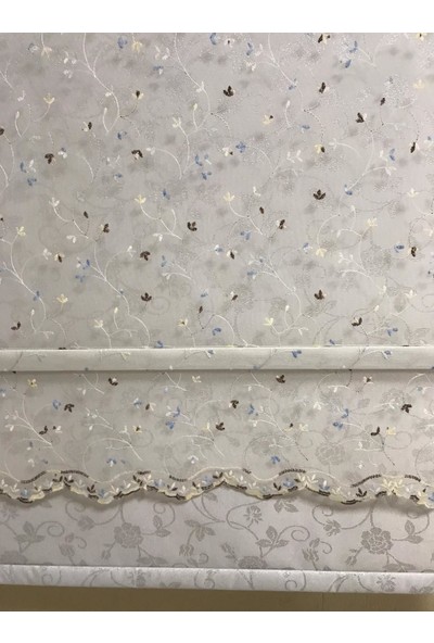 Moda Perde Çift Mekanizmalı Tül Stor Perde--