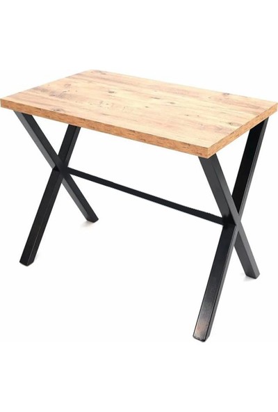 x Ayak Woody Çam 120X80CM Yemek Masası Balkonmasası Çalışmamasası
