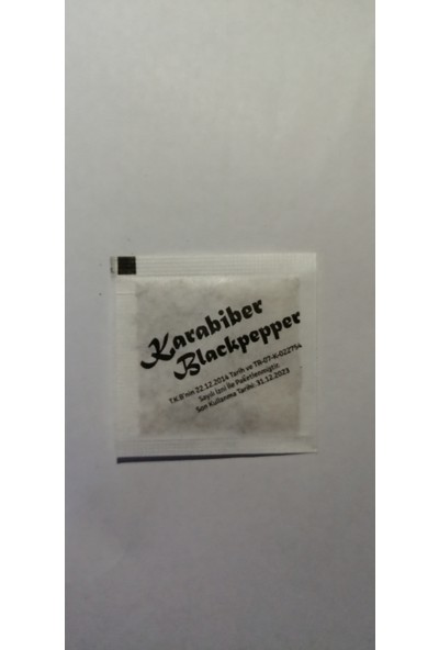 Bekemay Kare Karabiber 0,5 gr x 1000'li