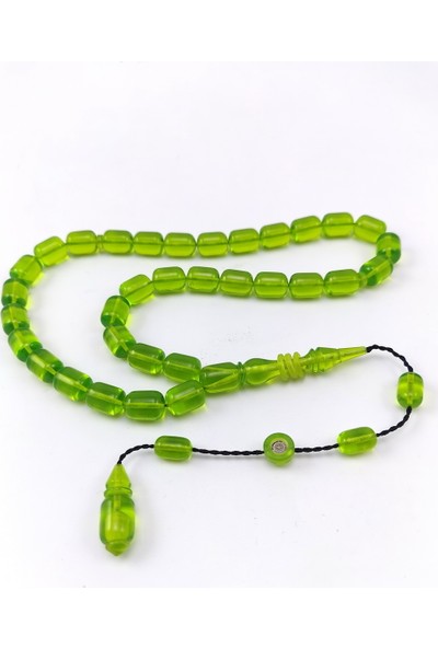 Nurşin Tesbih Imzalı Halkalı Imame Sistemli Ateş Kehribar Tesbih