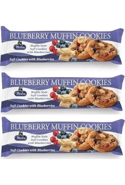Soft Blueberry Muffin Cookies 175 G x 3 Soft Blueberry Muffin Cookies 175 G x 3