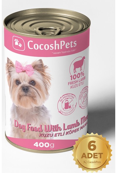 Cocoshpets Kuzu Etli Köpek Maması 6 Adet Cocoshpets Kuzu Etli Köpek Maması 6 Adet