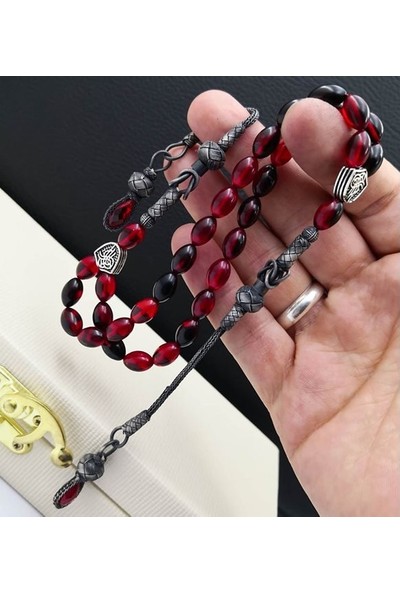 Altınsoy Zaza Tesbihi Sıkma Ateş Kehribar Tesbih 1000 Ayar Özel Gümüş Tasarımlı Altınsoy Zaza Tesbihi Sıkma Ateş Kehribar Tesbih 1000 Ayar Özel Gümüş Tasarımlı