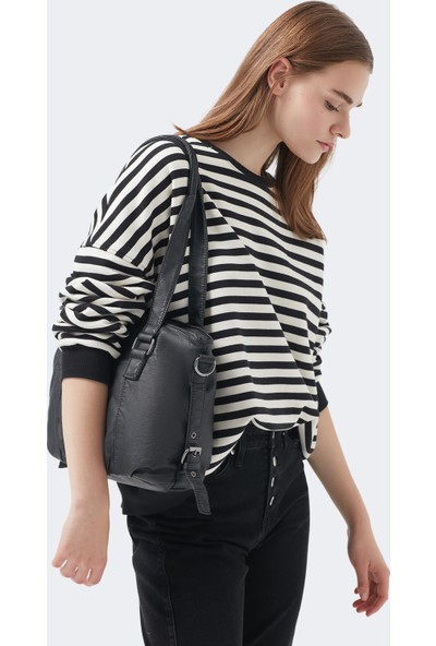 Mavi Kadın Siyah Omuz Çantası 195213-900 Mavi Kadın Siyah Omuz Çantası 195213-900