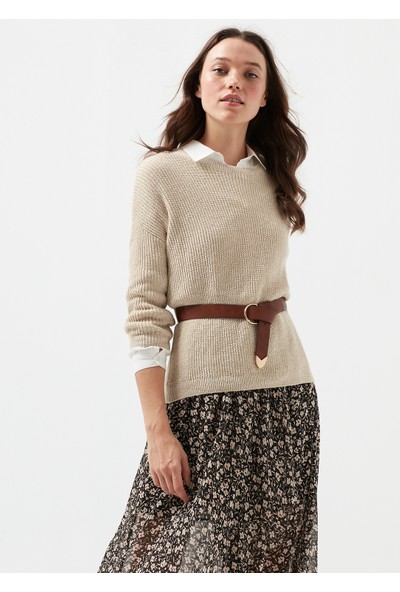 Mavi Kadın Kahverengi Kemer 196041-29871