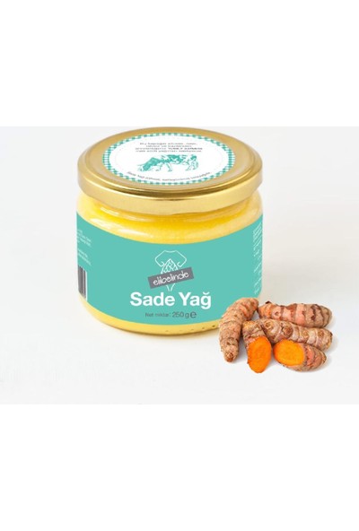 Elibelinde Sade Yağ Zerdeçallı