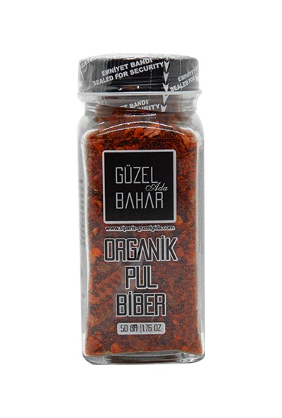 Güzel Ada Gıda Organik Pul Biber 50 gr Güzel Ada Gıda Organik Pul Biber 50 gr