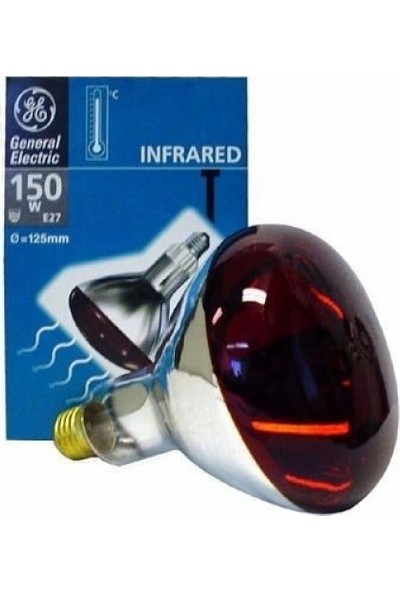 General Electric Infrared Isıtıcı Ampul 150 W General Electric Infrared Isıtıcı Ampul 150 W