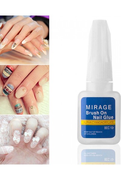 Mirage Fırçalı Tırnak Yapıştırıcısı