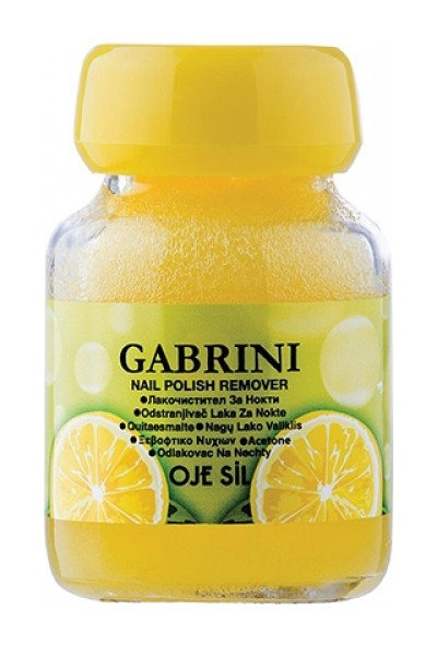 Gabrini Oje Sil Süngerli Cam Aseton 75 ml Limon