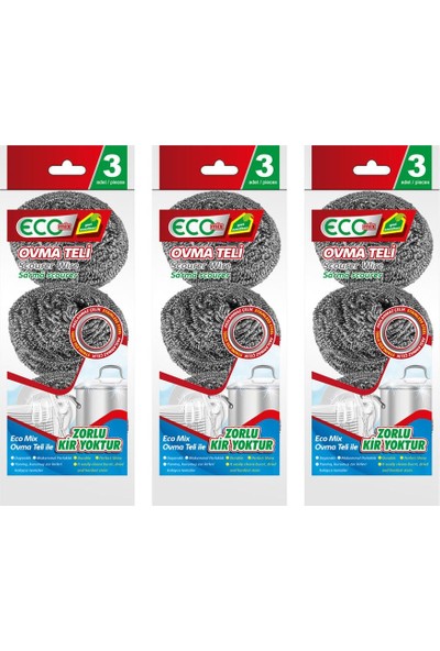 Ecomix Ovma Teli 3'lü x 3