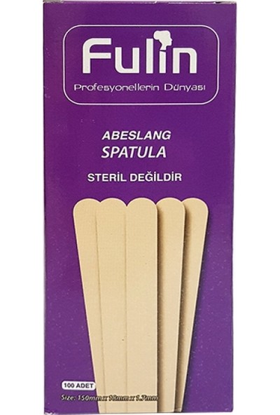 Fulin Ağda Spatula 100 Lü