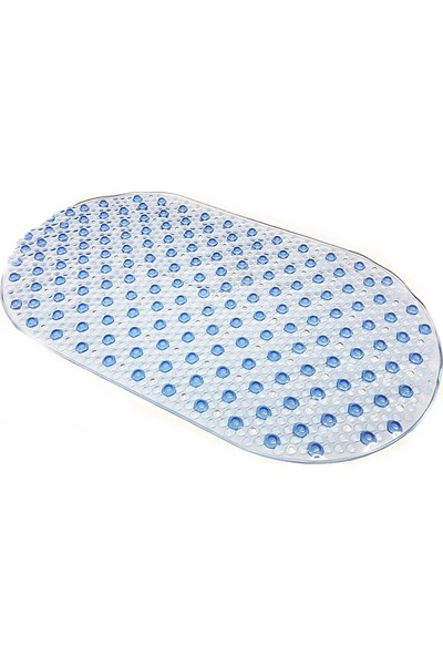 Biotech Şeffaf Banyo Küvet Vakumlu Kaydırmaz Paspas En  34 cm Boy:60 cm