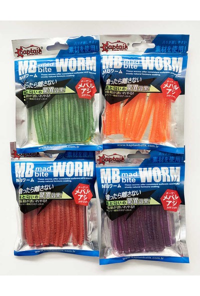 Captain Earth Worm 8cm Lrf Silikon Yemi