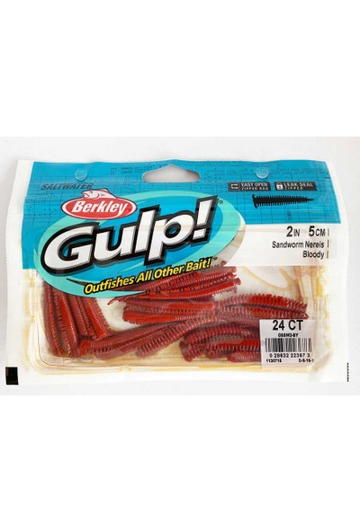 Berkley Gulp Saltwater Sandworm 5cm Lrf Silikon Yem Berkley Gulp Saltwater Sandworm 5cm Lrf Silikon Yem