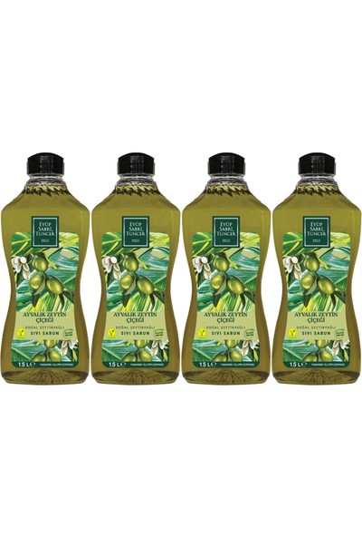 Eyüp Sabri Tuncer Ayvalık Zeytin Çiçeği 1,5lt Sıvı Sabun Doğal Zeytinyağlı x 4 Adet Eyüp Sabri Tuncer Ayvalık Zeytin Çiçeği 1,5lt Sıvı Sabun Doğal Zeytinyağlı x 4 Adet