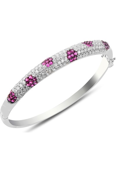 Silverlina Gümüş Zirkon Taşlı Bilezik