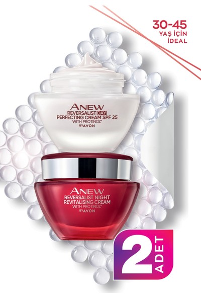 Avon Anew Reversalist Gündüz Kremi SPF25 50 ml + Anew Reversalist Gece Kremi 50 ml Seti Avon Anew Reversalist Gündüz Kremi SPF25 50 ml + Anew Reversalist Gece Kremi 50 ml Seti