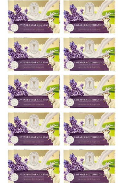 Gallipoli Lavender Doğal Bitkisel Lavanta Yağlı ve Keçi Sütlü Sabun 100 gr 10 Adet Gallipoli Lavender Doğal Bitkisel Lavanta Yağlı ve Keçi Sütlü Sabun 100 gr 10 Adet