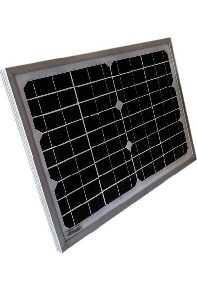 Solar 20 W Güneş Paneli Monokristal Solar 20 W Güneş Paneli Monokristal