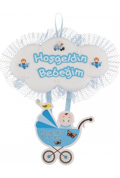 Kına Atölyesi Bebek Hastane Kapı Süsü Keçe Puşetli Kına Atölyesi Bebek Hastane Kapı Süsü Keçe Puşetli