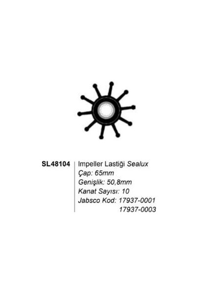 Sealux Impeller Lastiği (JB-17937-0001)