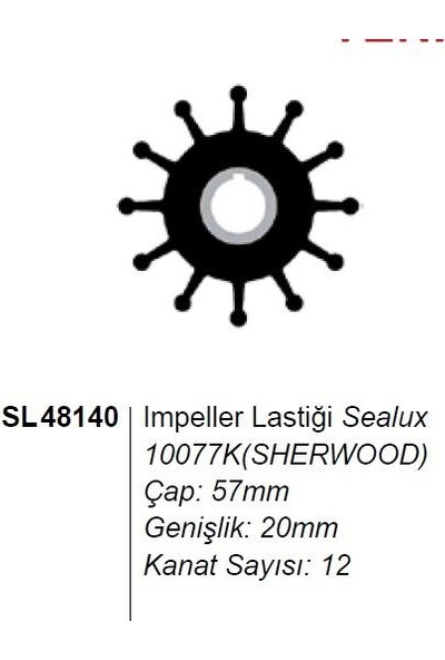 Sealux Impeller Lastiği 10077K(SHERWOOD)