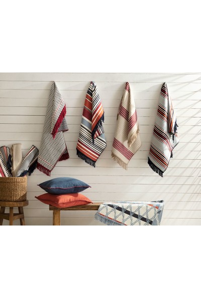 Madame Coco Curtice Saçaklı Dokuma Kilim - Renkli - 60x100cm