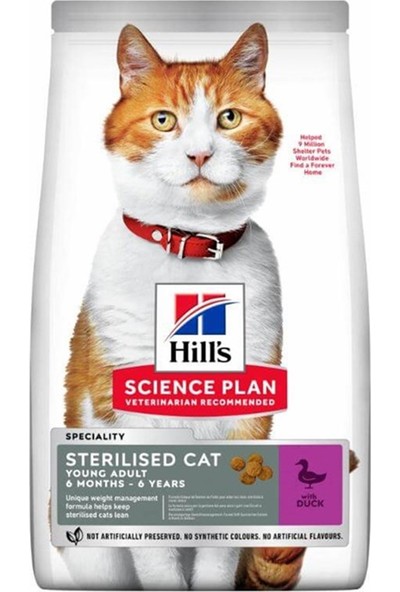 Hills Ördek Etli Kısırlaştırılmış Yetişkin Kedi Maması 10 kg Hills Ördek Etli Kısırlaştırılmış Yetişkin Kedi Maması 10 kg