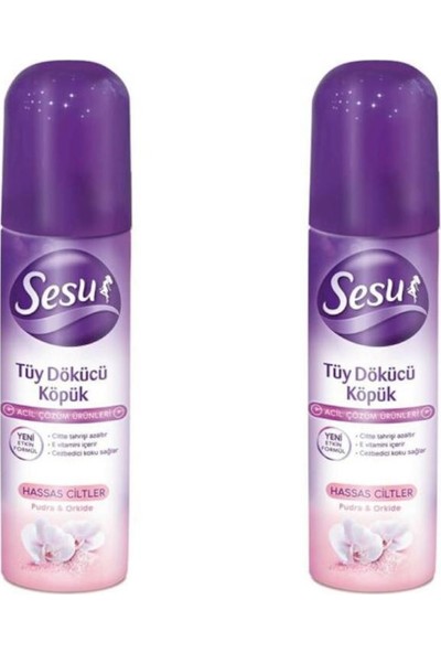 Sesu Tüy Dökücü Köpük 150 ml x 2