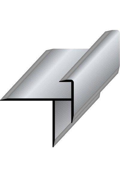 Tekprofil Alüminyum Merdiven Profili 8,5mm (Tek Taraf Geçmeli Laminat Için) Boy 3m Tekprofil Alüminyum Merdiven Profili 8,5mm (Tek Taraf Geçmeli Laminat Için) Boy 3m