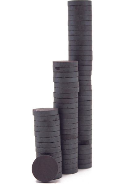 Lora Wedding Kömür Mıknatıs Magnet 3 x 15 mm 70'li