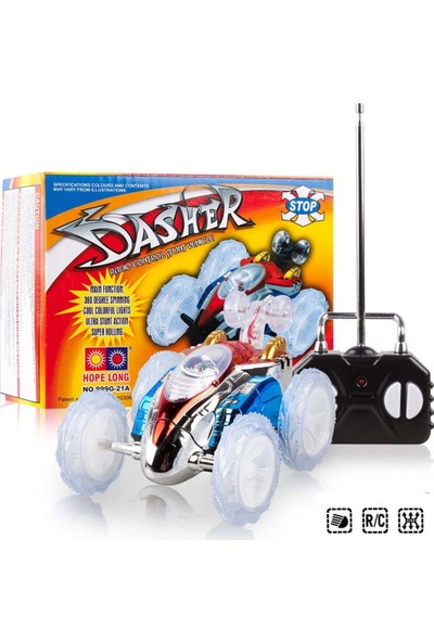 Merkez Oyuncak Dasher Uzaktan Kumandalı Takla Atan Araba Merkez Oyuncak Dasher Uzaktan Kumandalı Takla Atan Araba