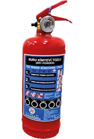 Poyraz 1 kg Yangın Söndürme Tüpü-2 Yıl Garantilidir. Bar Basınç Göstergesi Mevcuttur. Poyraz 1 kg Yangın Söndürme Tüpü-2 Yıl Garantilidir. Bar Basınç Göstergesi Mevcuttur.