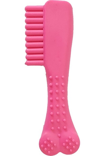 Mixpet Diş Kaşıyıcı Kauçuk Tarak Şekilli Köpek Oyuncak 14 cm