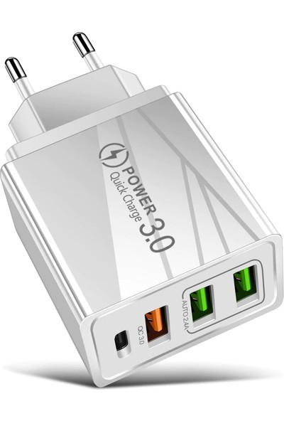 Zuidid Hızlı Şarj PD20W + Qc3.0 USB + 2.4A Çift USB Çoklu Şarj Zuidid Hızlı Şarj PD20W + Qc3.0 USB + 2.4A Çift USB Çoklu Şarj