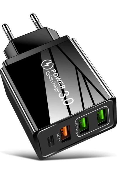 Zuidid Hızlı Şarj PD20W + Qc3.0 USB + 2.4A Çift USB Çoklu Şarj Zuidid Hızlı Şarj PD20W + Qc3.0 USB + 2.4A Çift USB Çoklu Şarj