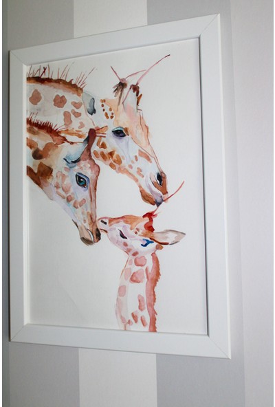 Süshi Bebe Çocuk Odası Sulu Boya Tablo Süshi Bebe Çocuk Odası Sulu Boya Tablo