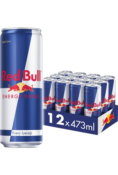 Red Bull Enerji İçeceği, 473 ml (12'li Paket, 12x473 ml) Red Bull Enerji İçeceği, 473 ml (12'li Paket, 12x473 ml)