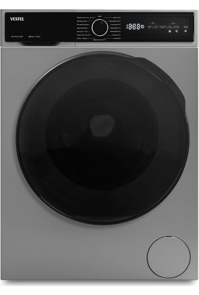 Vestel KCMI 98142 G WIFI 9 Kg Yıkama 6 Kg Kurutma Kapasiteli 1400 Devir Gri Kurutmalı Çamaşır Makinesi Vestel KCMI 98142 G WIFI 9 Kg Yıkama 6 Kg Kurutma Kapasiteli 1400 Devir Gri Kurutmalı Çamaşır Makinesi