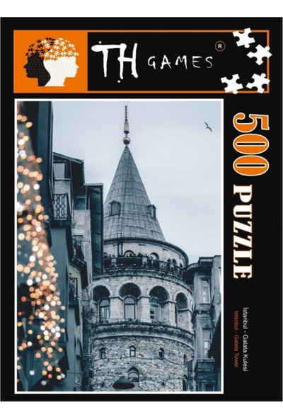 TH Games 500 Parça Kutulu İstanbul Galata Kulesi Puzzle 48 x 68 cm TH Games 500 Parça Kutulu İstanbul Galata Kulesi Puzzle 48 x 68 cm