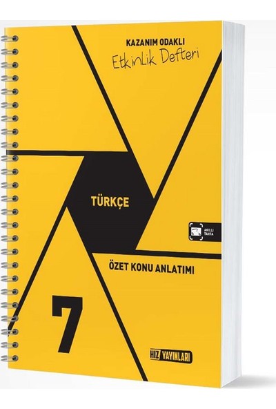 Hız Yayınları 7. Sınıf Türkçe Etkinlik Defteri Hız Yayınları 7. Sınıf Türkçe Etkinlik Defteri