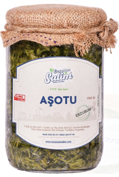 Erzurum Salim Süt Erzurum Salim Erzurum Salamura Aşotu 900 gr