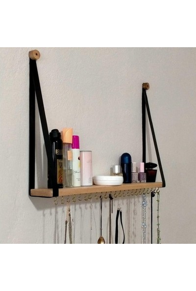 Fokai Wood Çakıl Takı Rafı Askısı